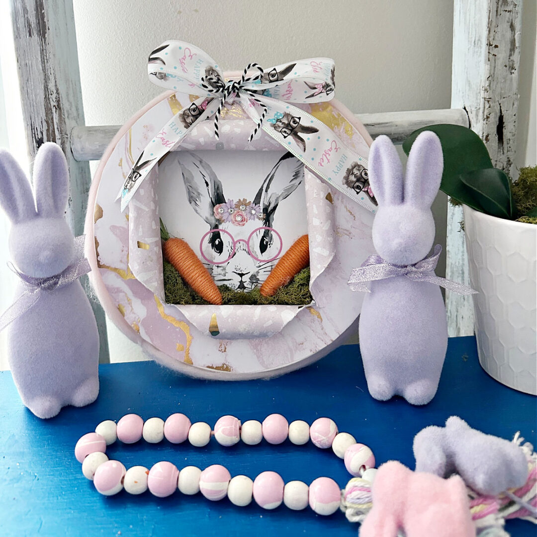 Easter Busted Canvas Art With Bunny Printable