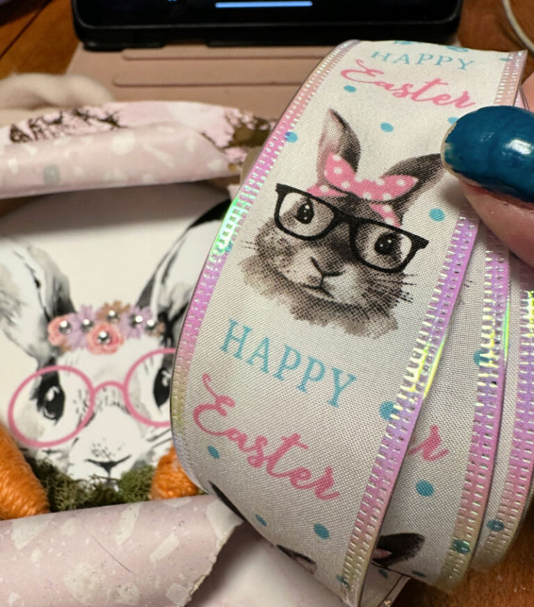 Easter Busted Canvas Art With Bunny Printable