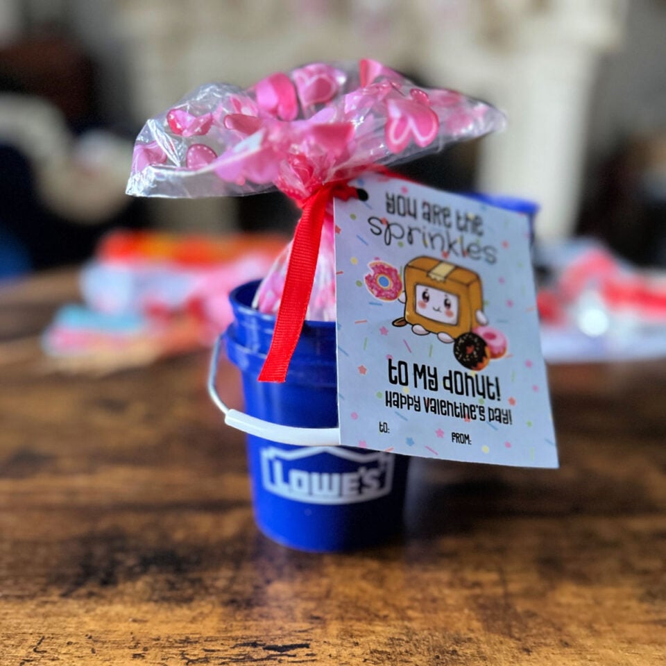 Lowe's Mini Bucket Candy Gifts for Valentine's Day