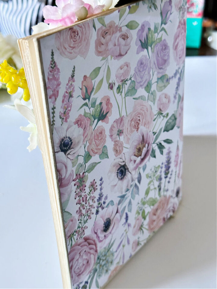 DIY Folded Book Vase (Easy Tutorial) - Our Crafty Mom