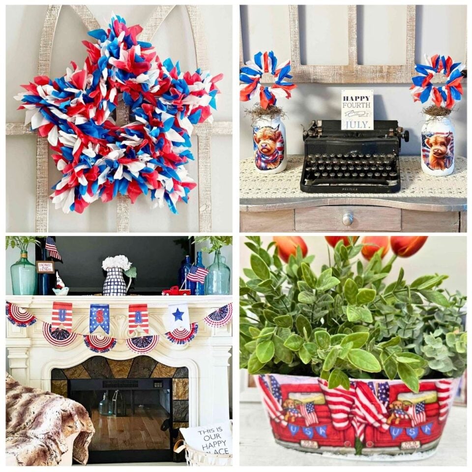 15 Dollar Tree Patriotic Crafts - Our Crafty Mom
