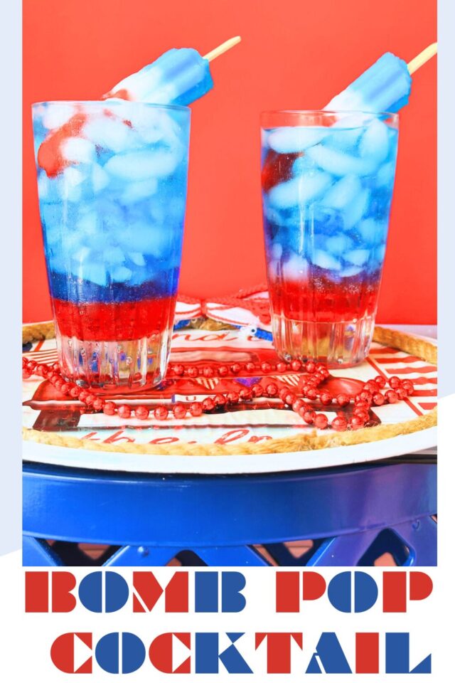 Bomb Pop Cocktail: The Ultimate Red, White & Blue Party Drink