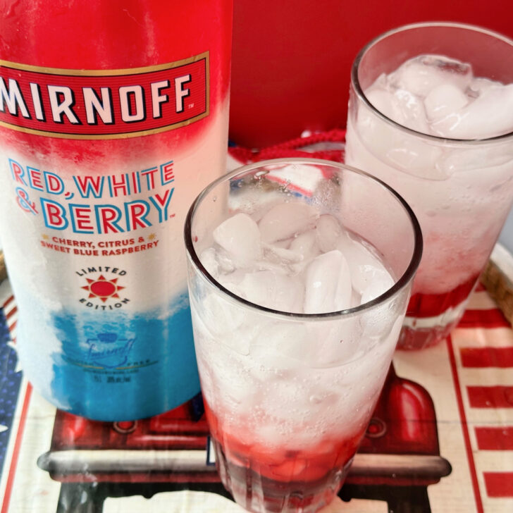 Bomb Pop Cocktail: The Ultimate Red, White & Blue Party Drink