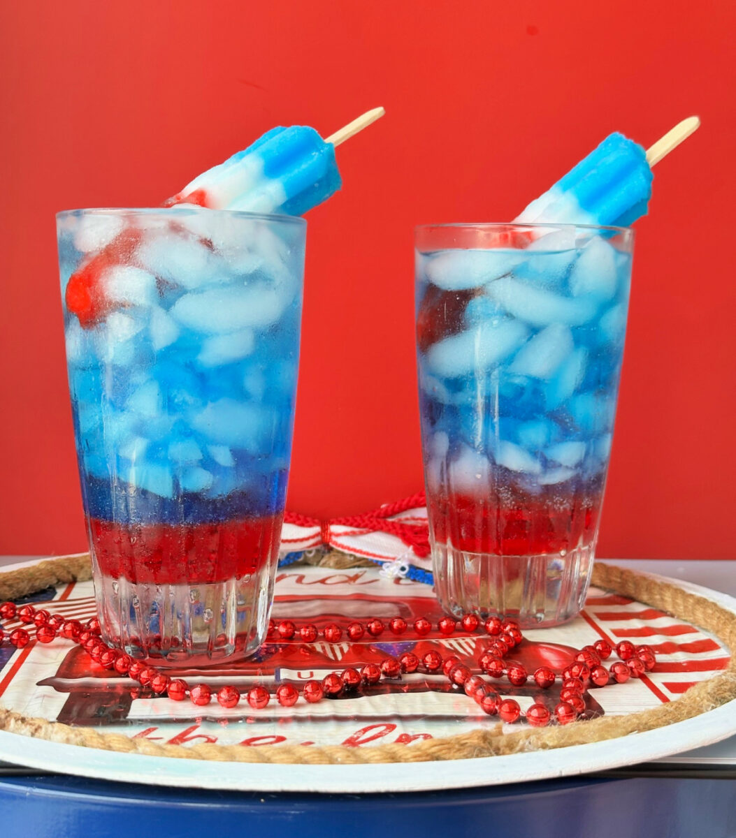 Bomb Pop Cocktail: The Ultimate Red, White & Blue Party Drink