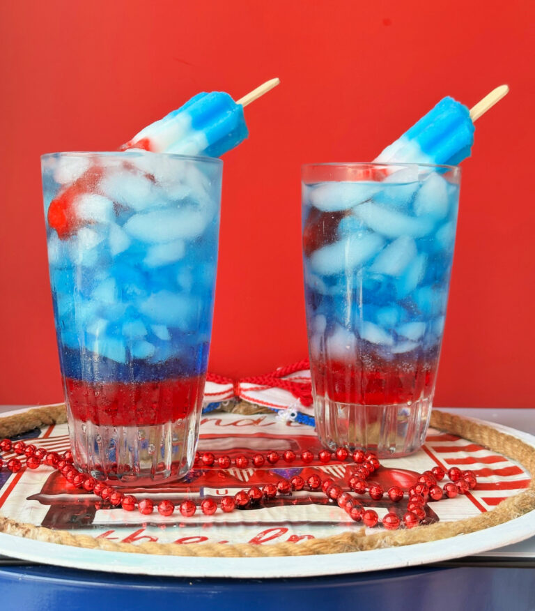 Bomb Pop Cocktail: The Ultimate Red, White & Blue Party Drink