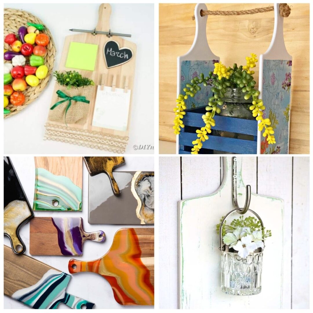 15 Simple DIY Dollar Tree Cutting Board Crafts with Tutorials