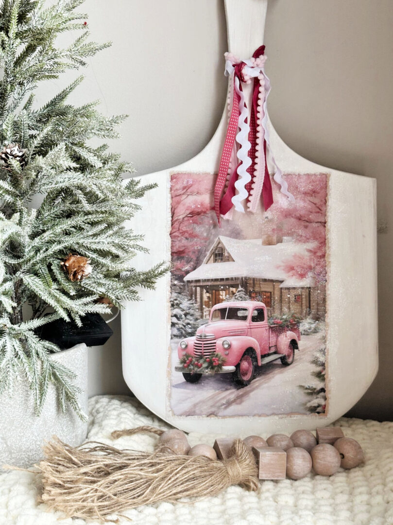 How to Make a Double-Sided Decoupage Cutting Board