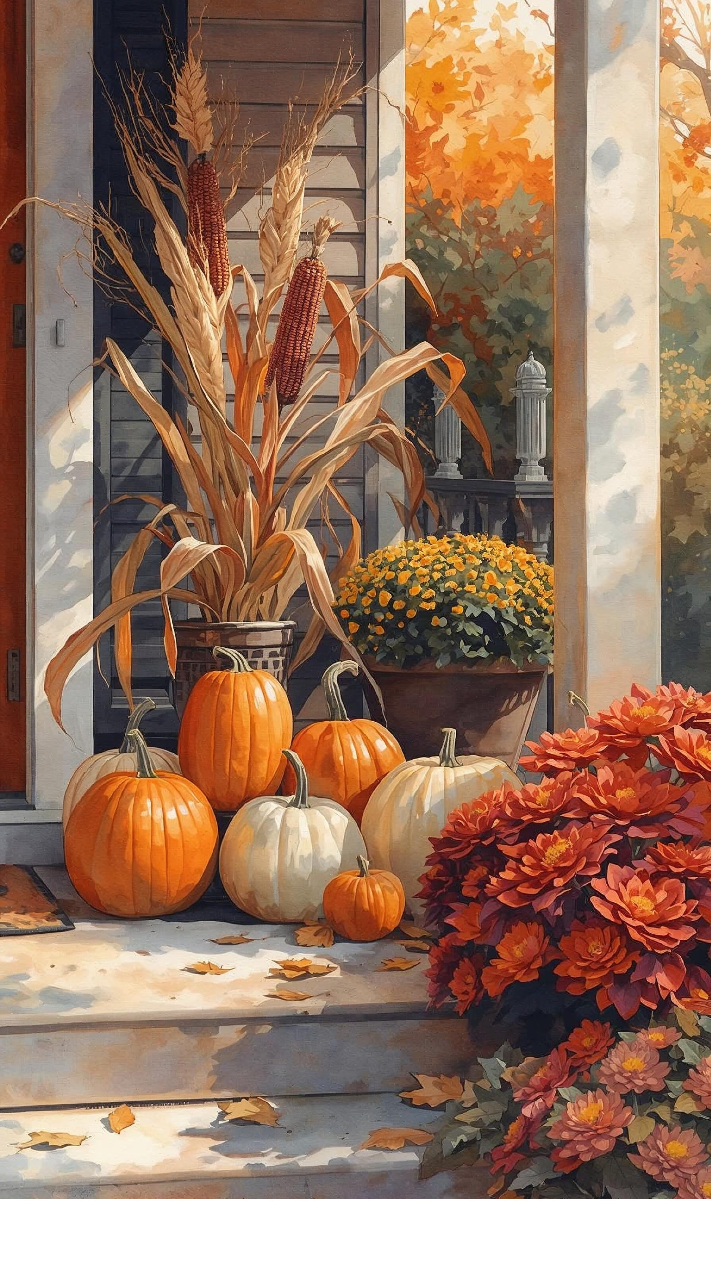 Free Fall Printables for Home Decorating (Trucks Mums Pumpkins)