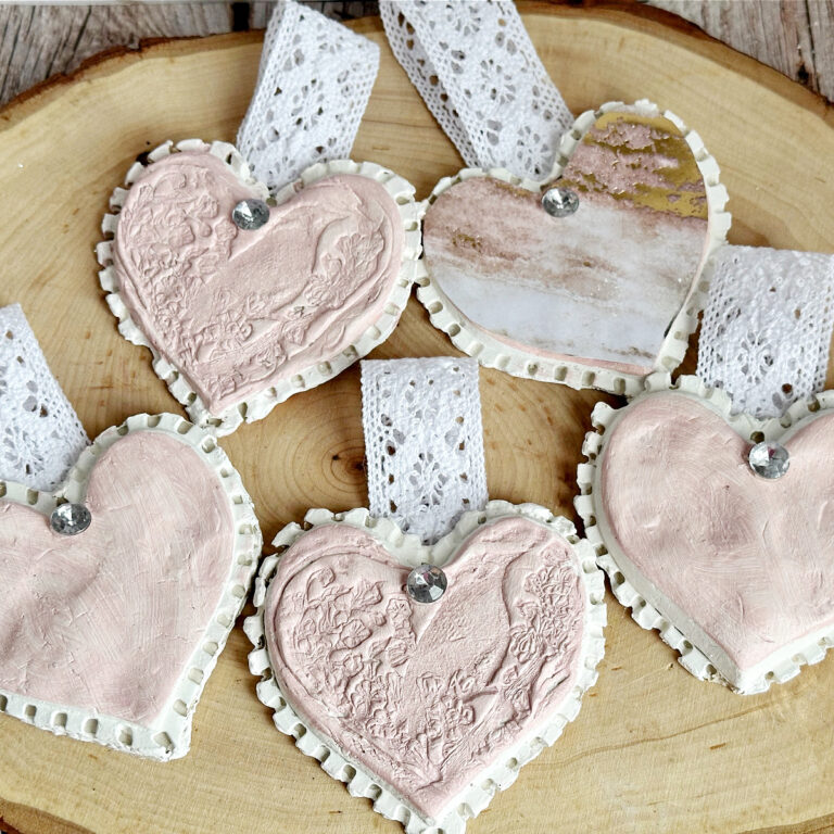 How to Make Charming Air Dry Clay Hearts for Valentine’s Day
