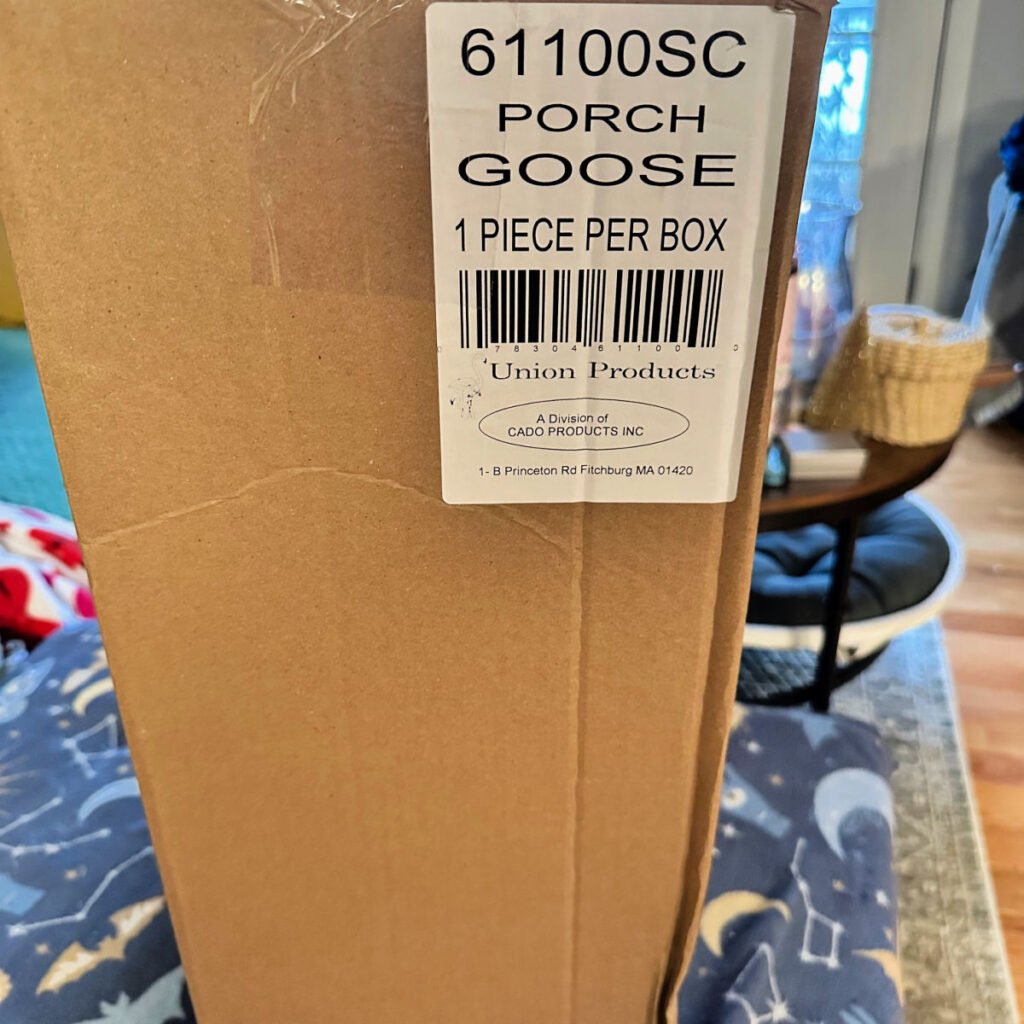 Jumping on the Viral Porch Goose Trend (Meet Gertie Girl Goose)