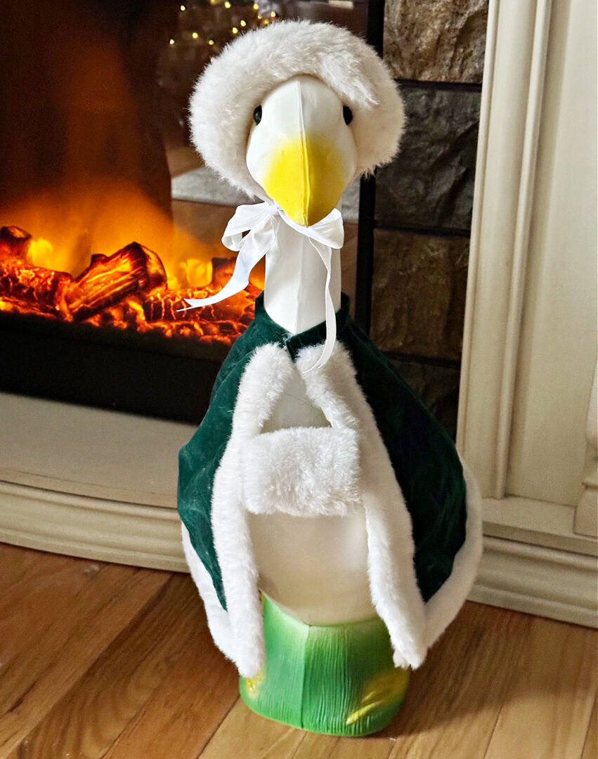 Jumping on the Viral Porch Goose Trend (Meet Gertie Girl Goose)